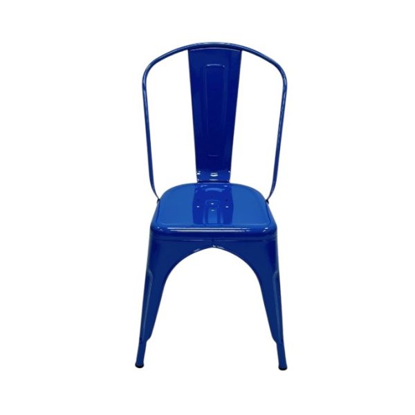 Blue Tolix Style Chairs - Cafe's, Bistros - BE Furniture Sales