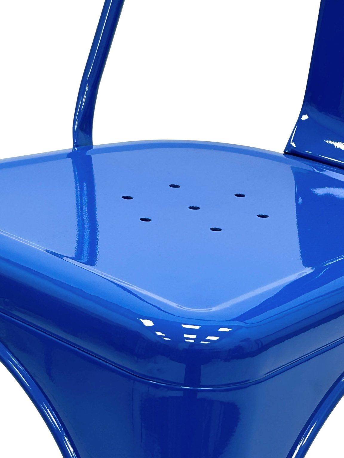 Blue Tolix Style Chairs - Cafe's, Bistros - BE Furniture Sales