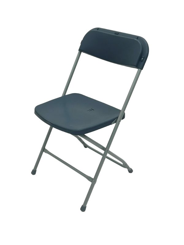 Used Blue Folding Chairs - (Ex Hire) - BE Furniture Sales