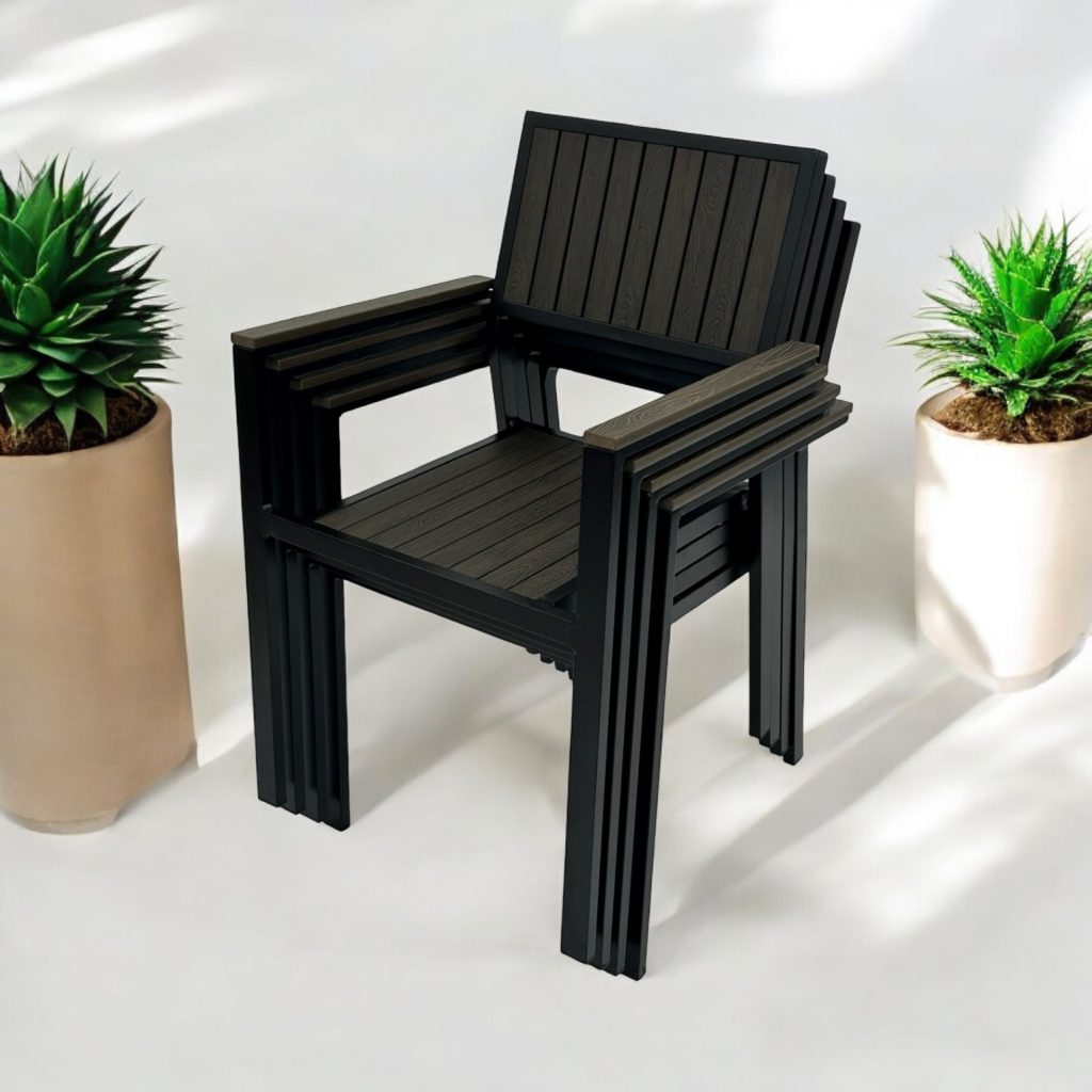 Deluxe Garden Stacking Chairs - Bistros or Home - BE Furniture