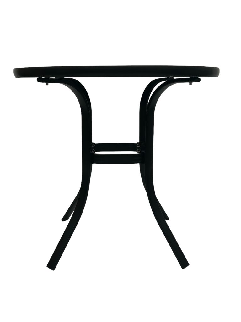 80 cm Round Brown Garden Dining Table - BE Furniture Sales