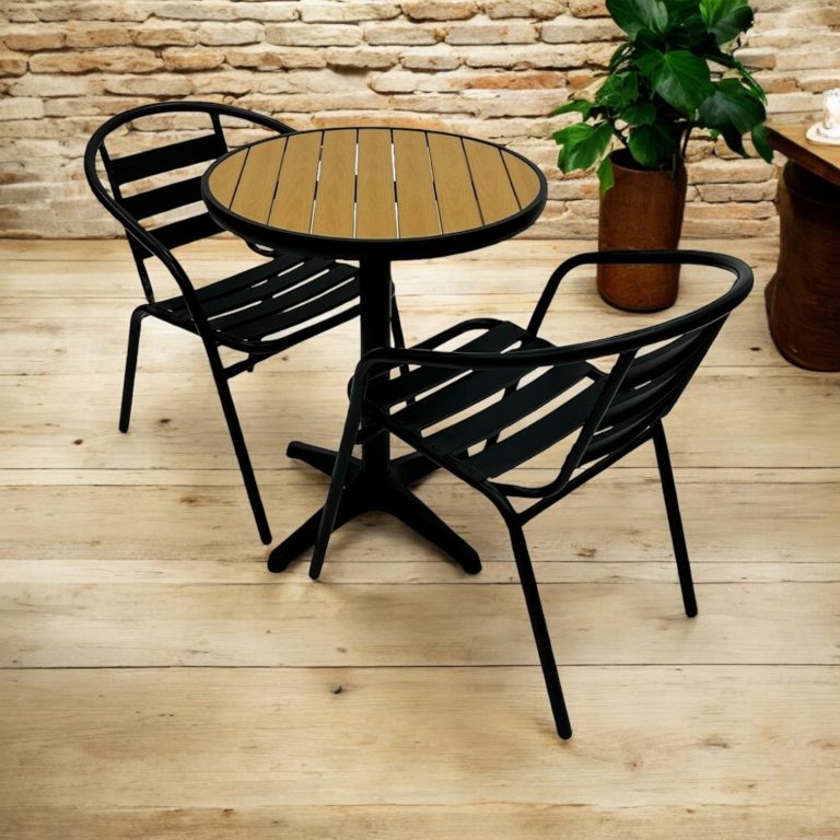 Balcony Furniture Set, Round Table & 2 Chairs - BE Furniture Sales